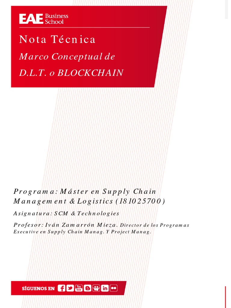 Nota Técnica. Marco Conceptual de DLT o Blockchain' | Descargar gratis ...