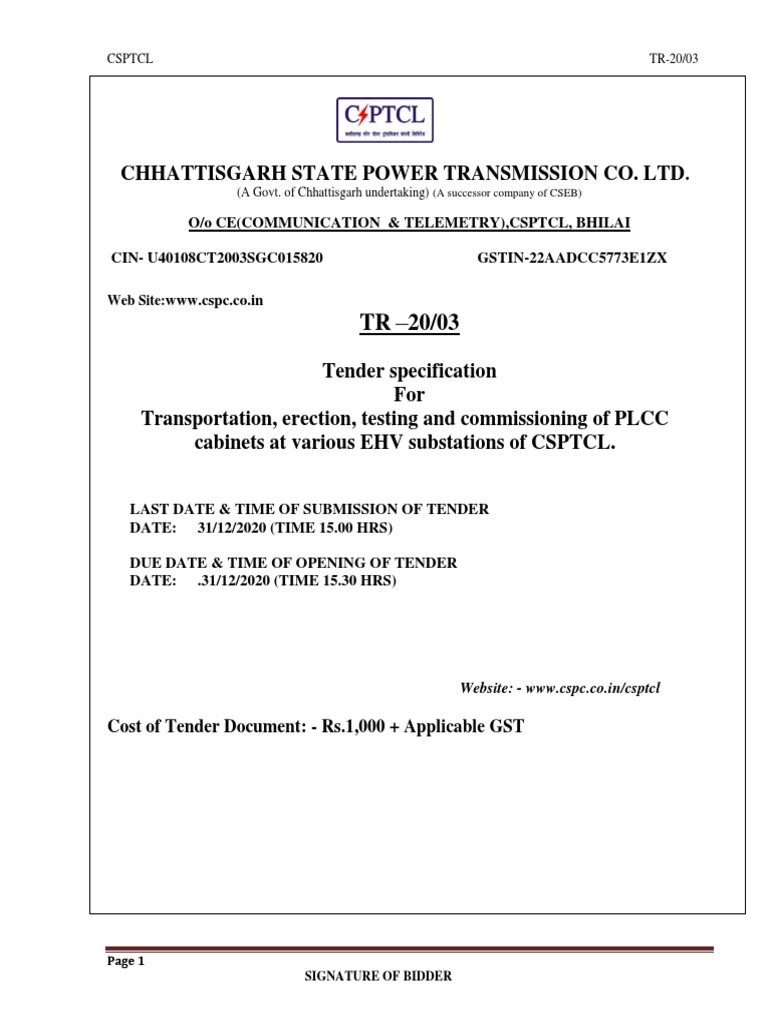 CSPTCL PLCC | PDF | Signal To Noise Ratio | Decibel