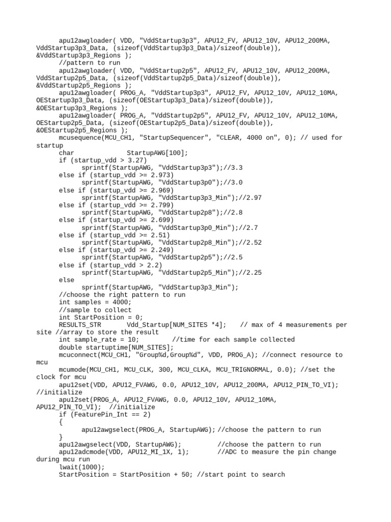 Sample Code AWG | PDF | Software Development | Computer Science