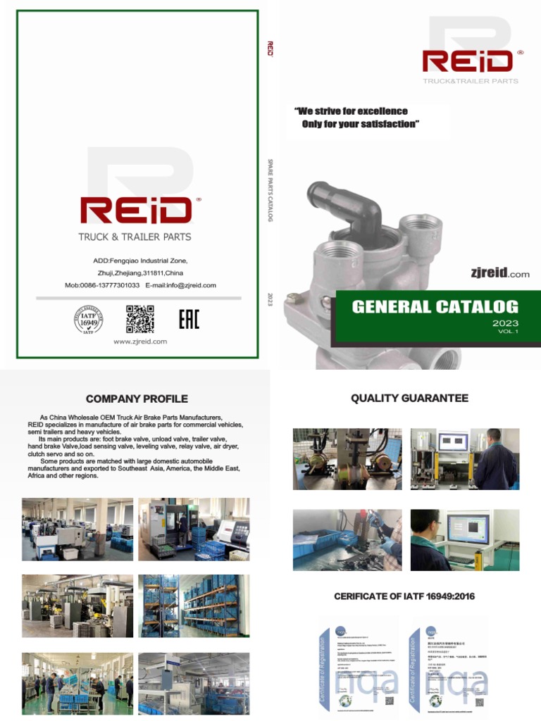 REID Catalog | PDF | Transport | Equipment