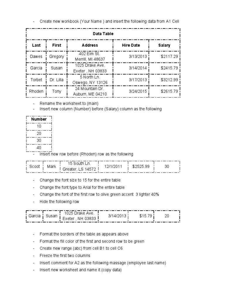 Excel - Placement Test | PDF | Worksheet | Computing