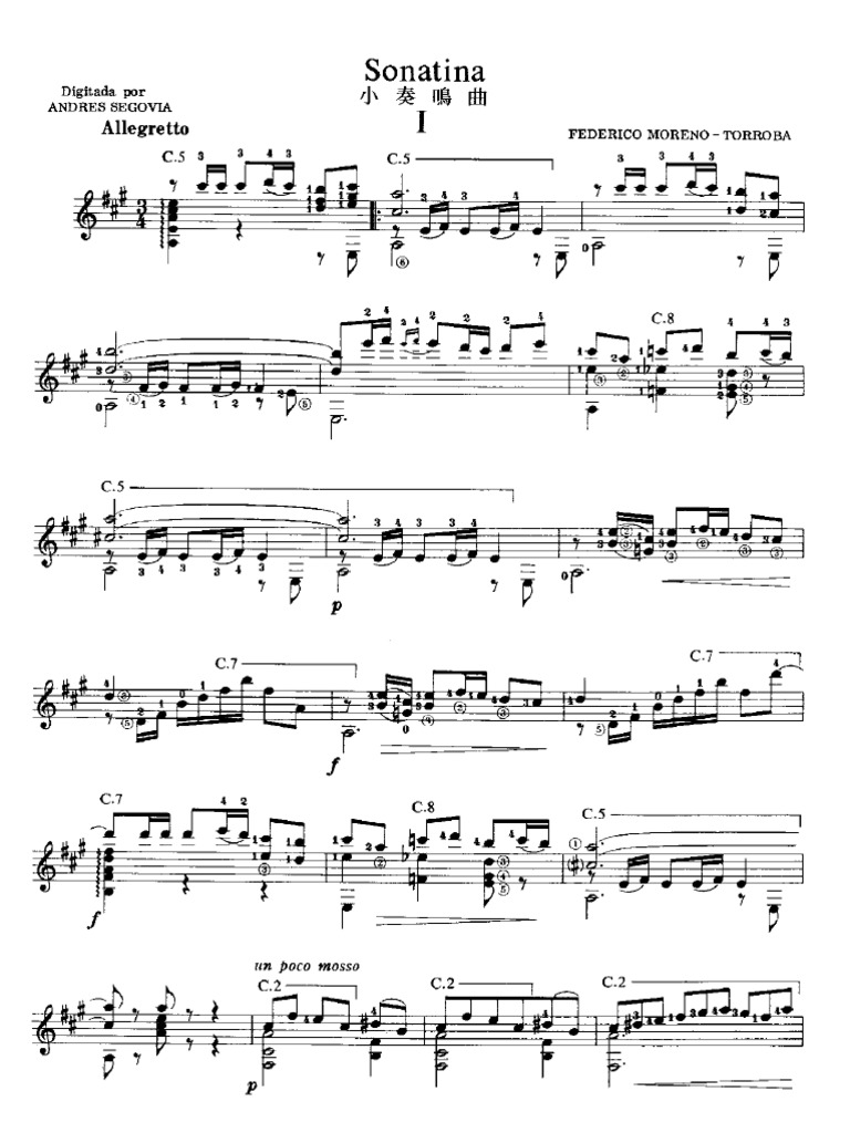 Torroba Sonatina | PDF