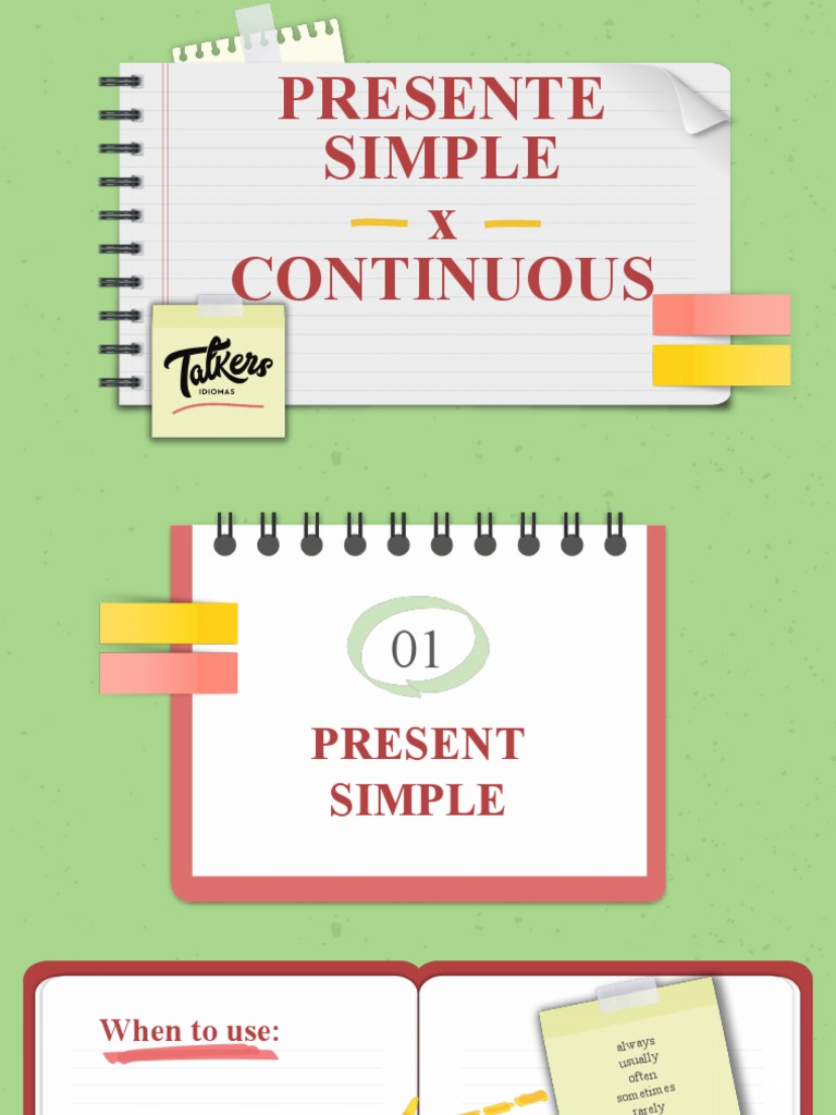 Anexo 2 - Simple Present X Present Continuous | Download Free PDF | Cognitive Science | Human ...