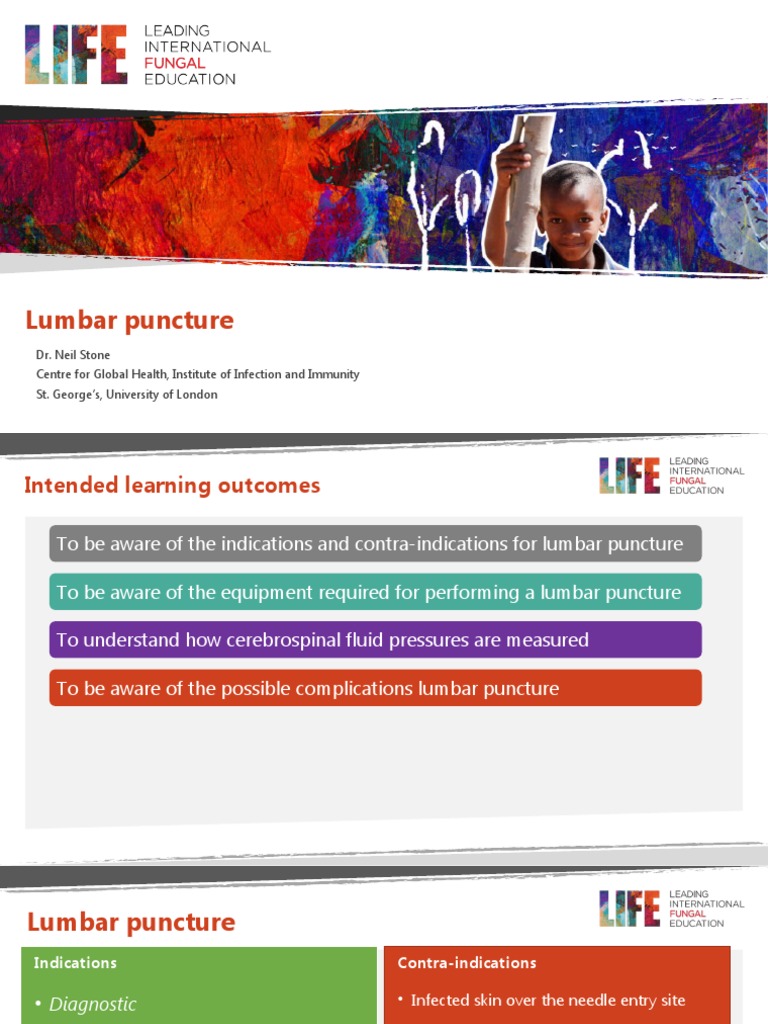 Lumbar Puncture | PDF | Cerebrospinal Fluid | Nervous System
