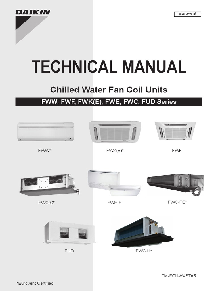 TM Daikin 50Hz Eurovent | PDF | Temperature | Water