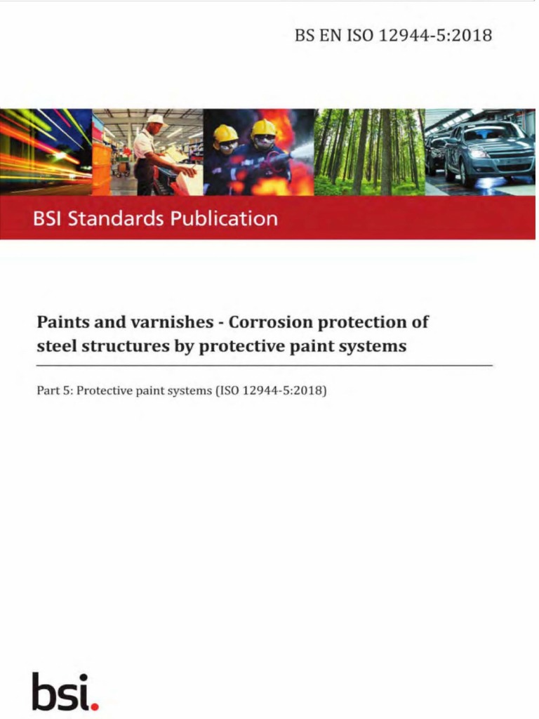 BS EN ISO 12944-5 2018 Paints & Varnishes - Corrosion Protection of Steel Structures by ...