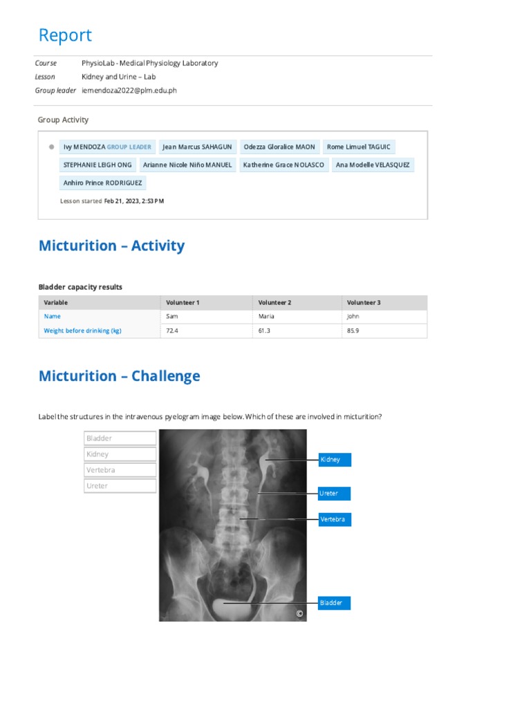 Kidney-and-Urine-Lab-report | PDF | Urine | Clinical Medicine