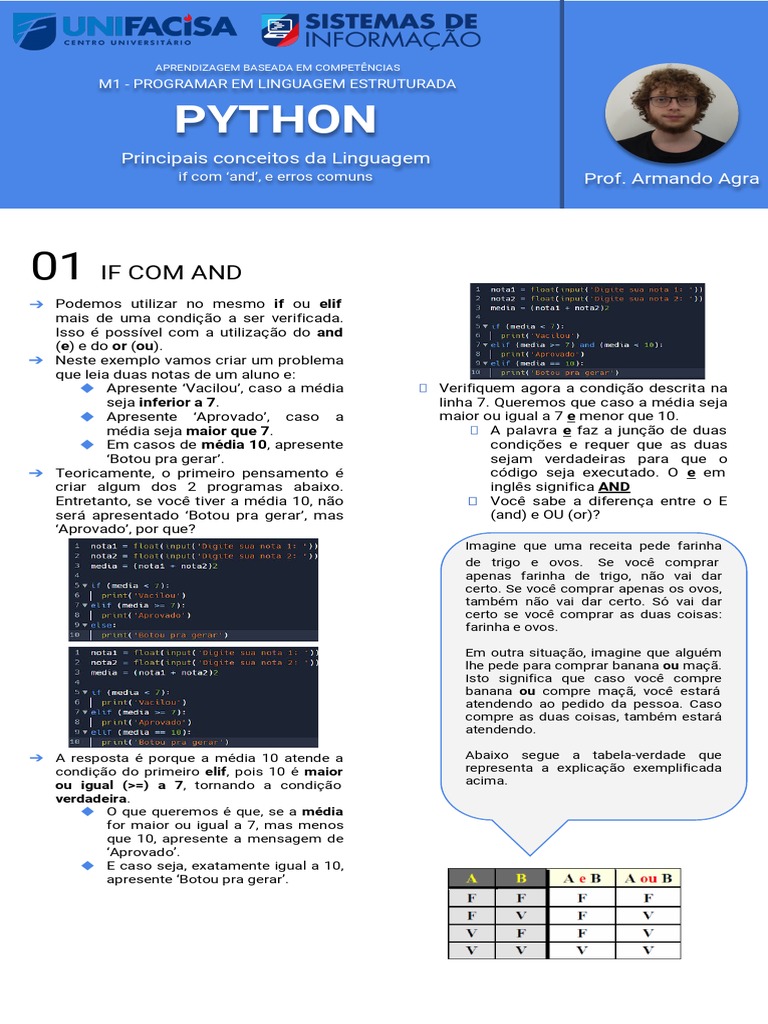 04 - Mais Sobre Condicionais | PDF