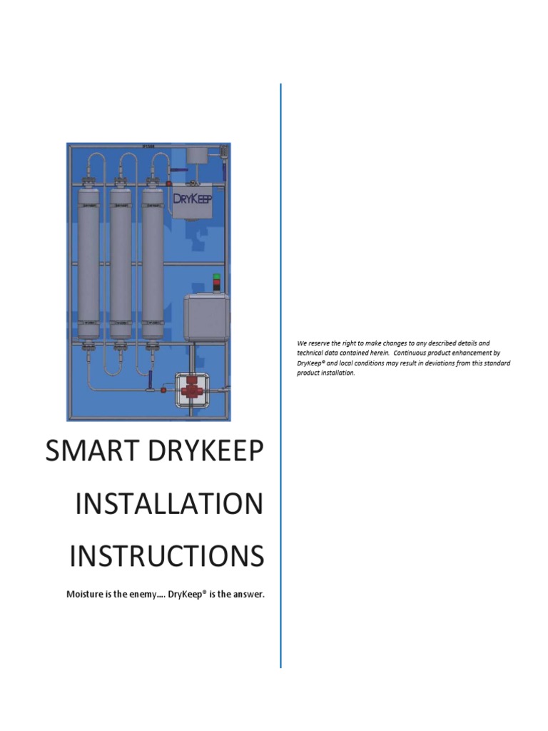 2014 Smart Drykeep Installation Instructions Rev 2 | PDF | Valve | Programmable Logic Controller