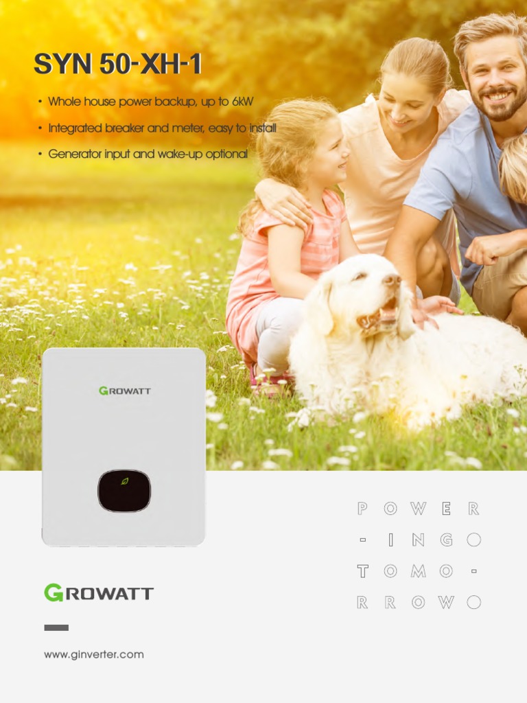 6kW Whole House Backup System | PDF | Alternating Current | Electrical Grid