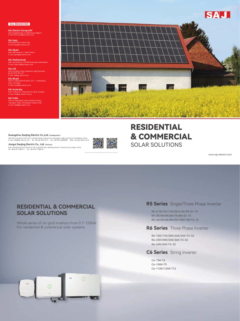 On-Grid Product Brochure - en | PDF | Alternating Current | Power Inverter