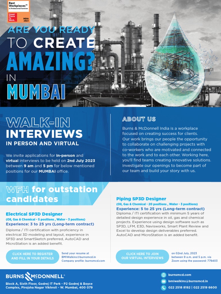 BMI Walk-In Event - OGC - Water | PDF