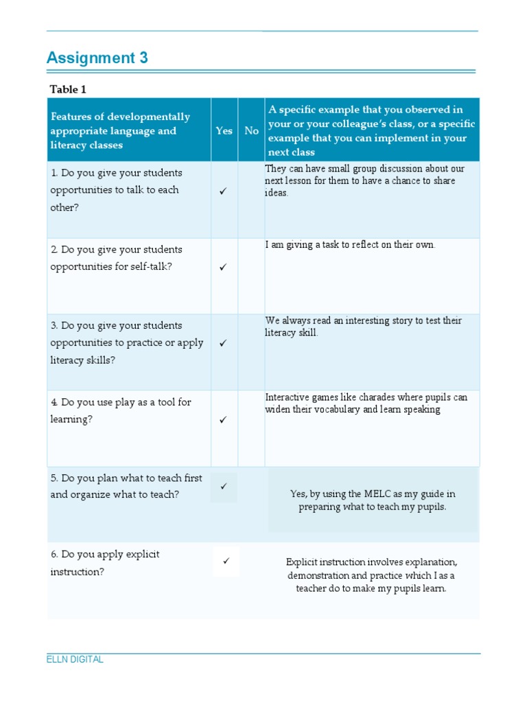M1L3 Assignment3 Worksheet | Download Free PDF | Literacy | Learning M1L3 Assignment3 Worksheet | Download Free PDF | Literacy | Learning