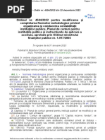 Ordinul NR 2634 2015 Privind Documentele Financiar Contabile | PDF