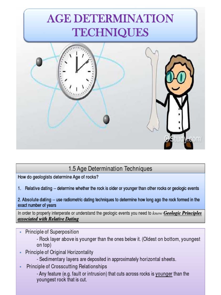 Age Determination Techniques | PDF | Radiocarbon Dating | Geology