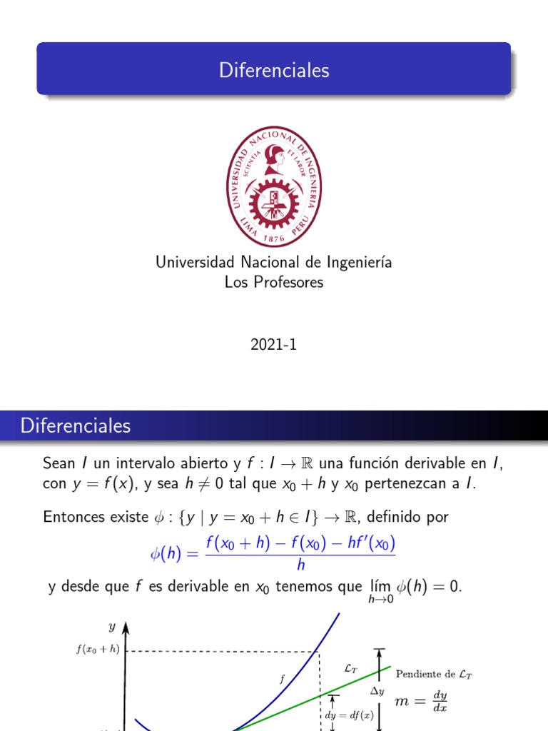 10.Diferenciales[1] | PDF | Triángulo | Derivado