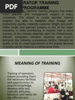 Sewing Operator Training and Training Modules | PDF | Sewing | Sewing Machine