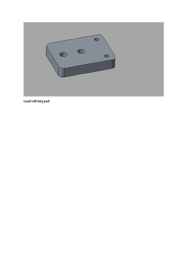 Load Cell MTG Pad | PDF