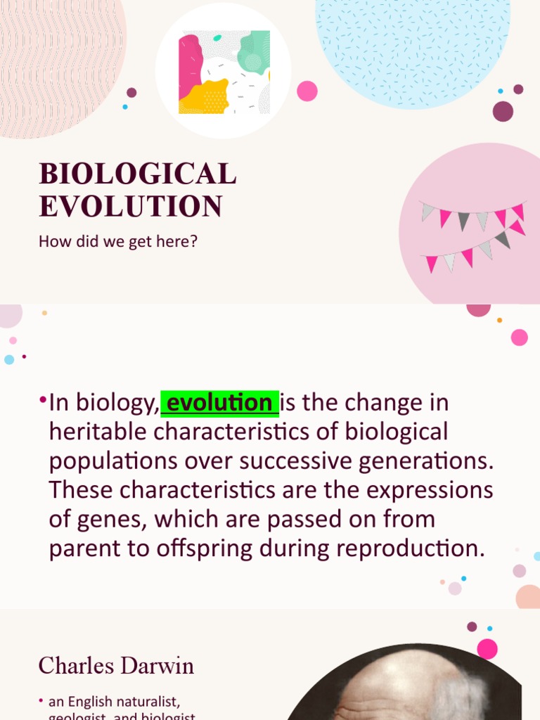 Biological Evolution | PDF | Evolution | Charles Darwin