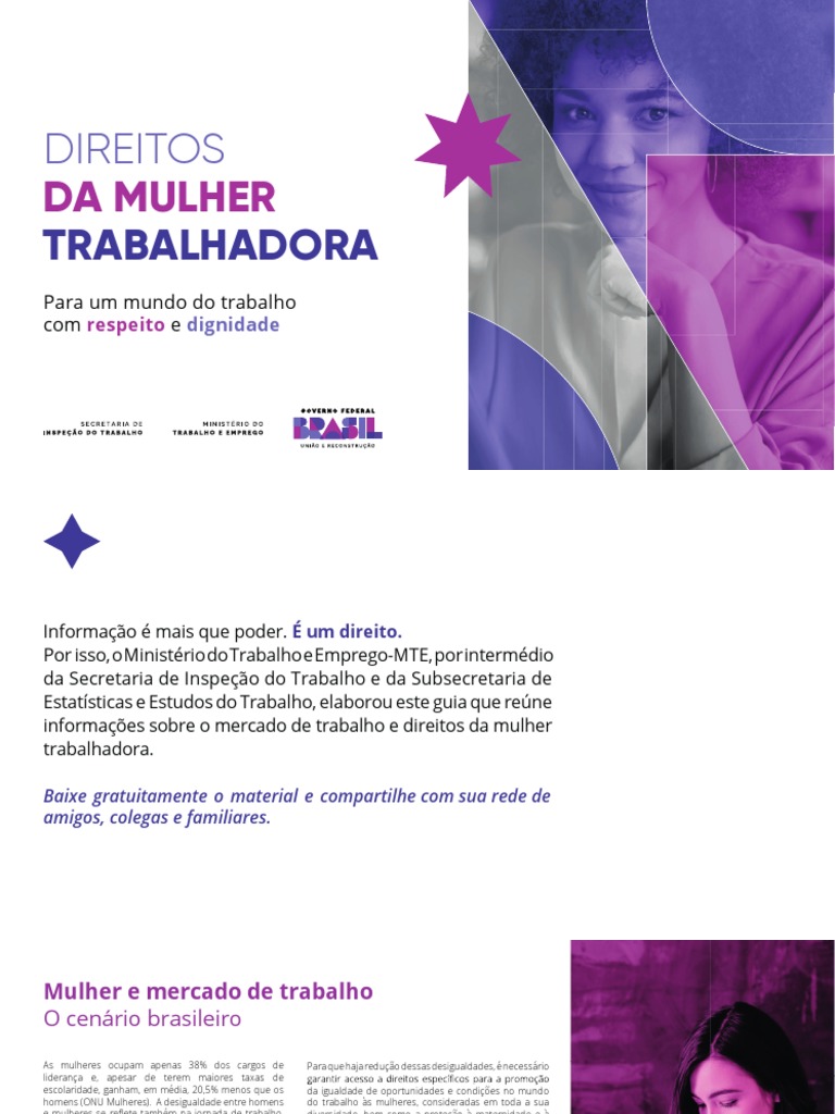 Cartilha Direitosdamulhertrabalhadora Mte | PDF | Violência | Assédio sexual