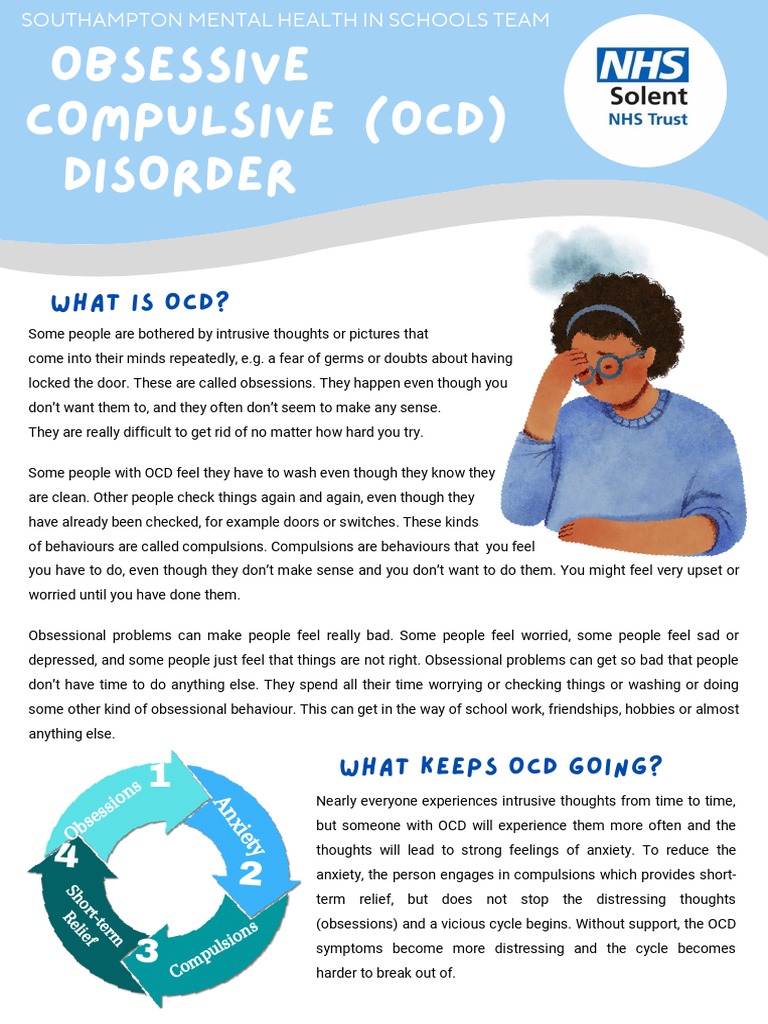 OCD Leaflet A5 | Download Free PDF | Obsessive–Compulsive Disorder | Mental Health