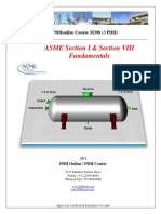 ASME Pressure Vessels Basic Calculations | PDF
