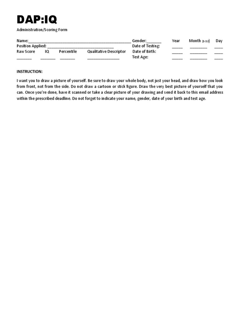 DAP-IQ (General Exam) | PDF | Career & Growth