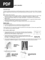 Chest X-Ray Template | PDF | Lung | Thorax