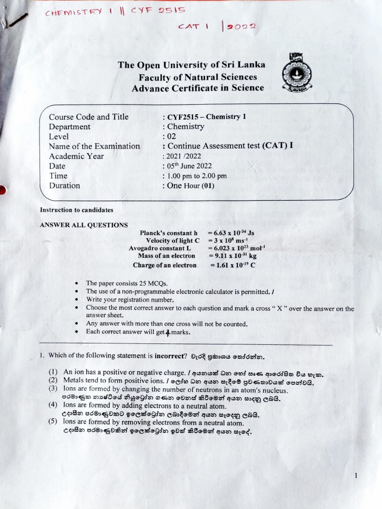 Cyf 2515 - Cat1 (2021 - 2022) | PDF