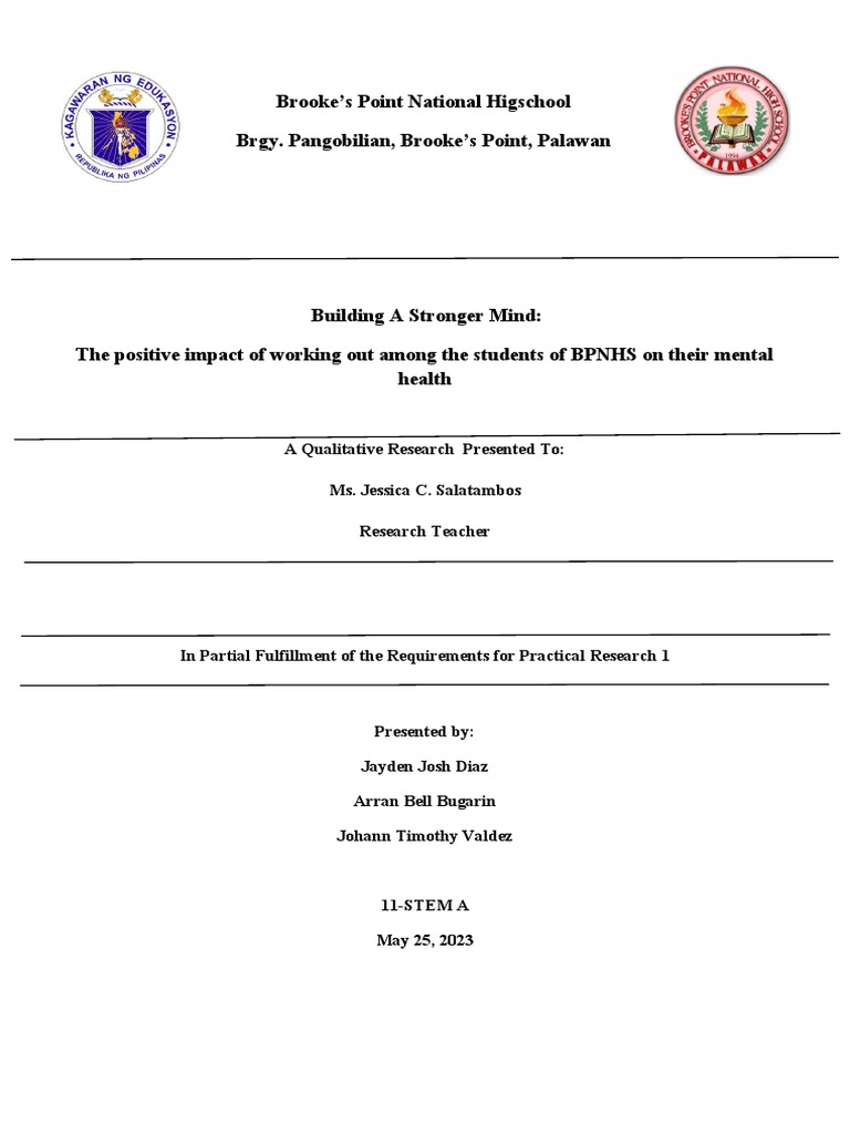 Pr1 Proposal | PDF | Disciplines | Mind