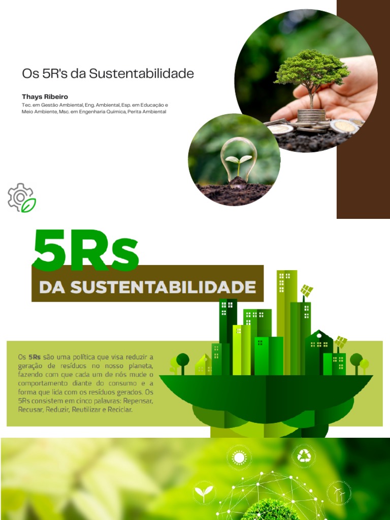 Os 5R's da Sustentabilidade | PDF