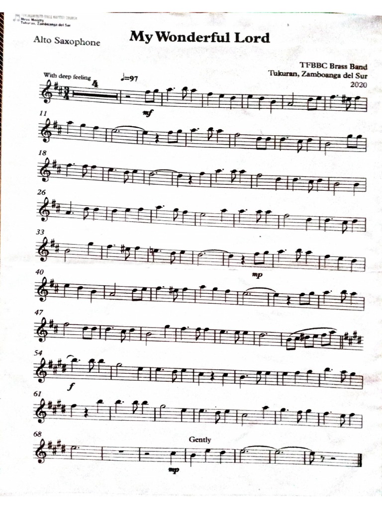 My Wonderful Lord | PDF