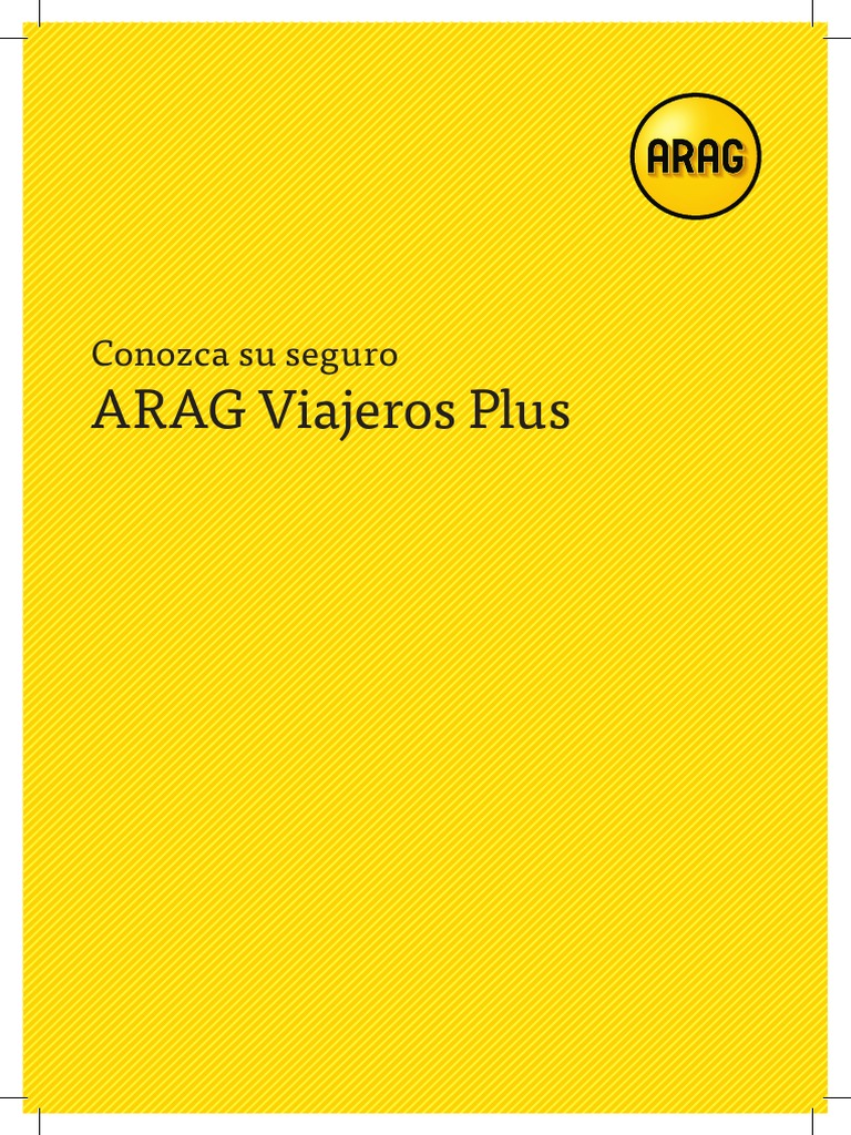 Guía de ARAG Viajeros Plus | PDF | Seguro | Hospital