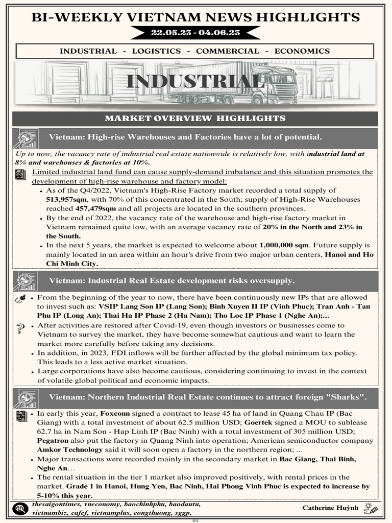 Bi Weekly Vietnam News Highlights 22 05 23 04 06 23 1687157318 | PDF | Ho Chi Minh City