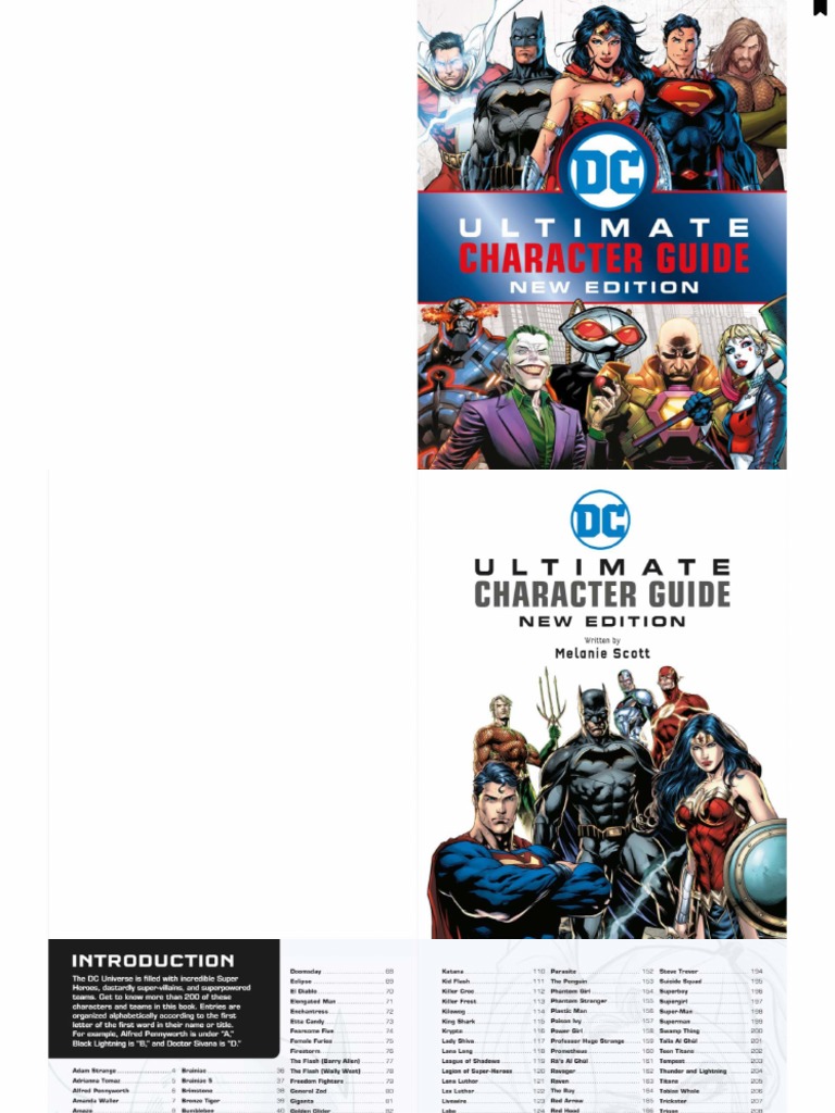 DC Comics Ultimate Character Guide, New Edition - Melanie Scott, DK | PDF