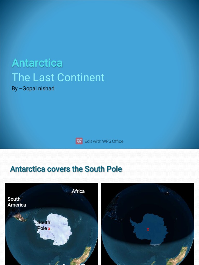 Antarctica_ppt_ | PDF