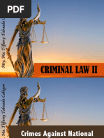 Criminal Law 2 Reviewer | PDF | Treason | Search Warrant