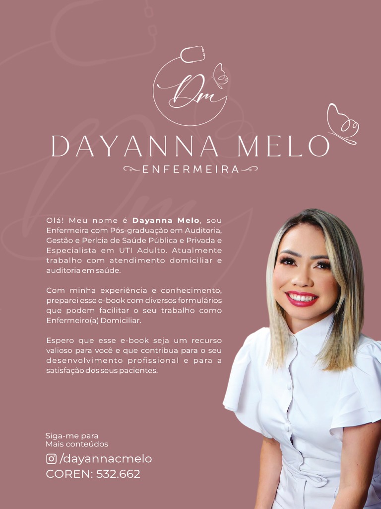 E-Book Dayanna Melo Enfermeira | PDF