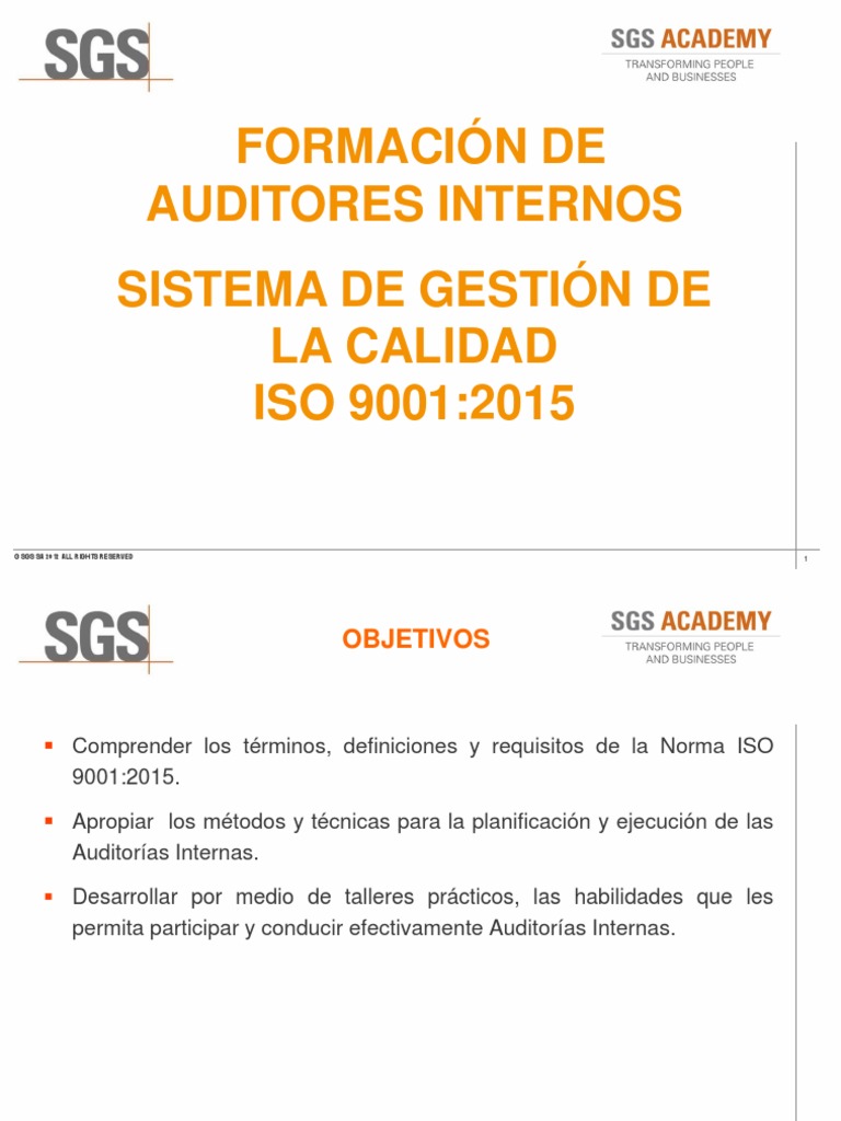 Presentación AI ISO9001 15 | PDF | Gestión de la calidad | Calidad (comercial)