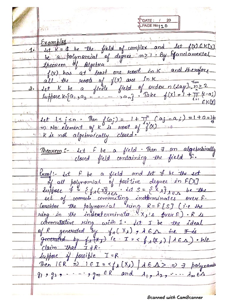 Algebra 2nd Sem Extra Notes | PDF