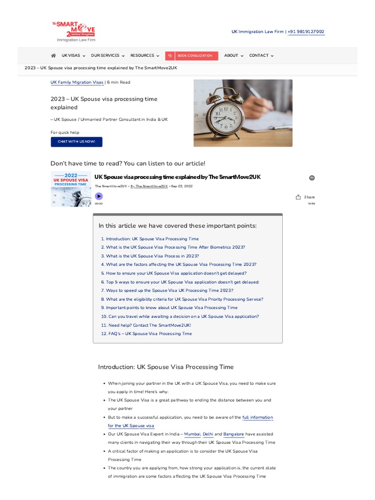 UK Spouse Visa Processing Guide | PDF | Travel Visa | United Kingdom