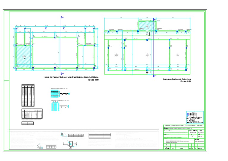Projeto Estrutural Academia Layout1.PDF 9 10 | PDF