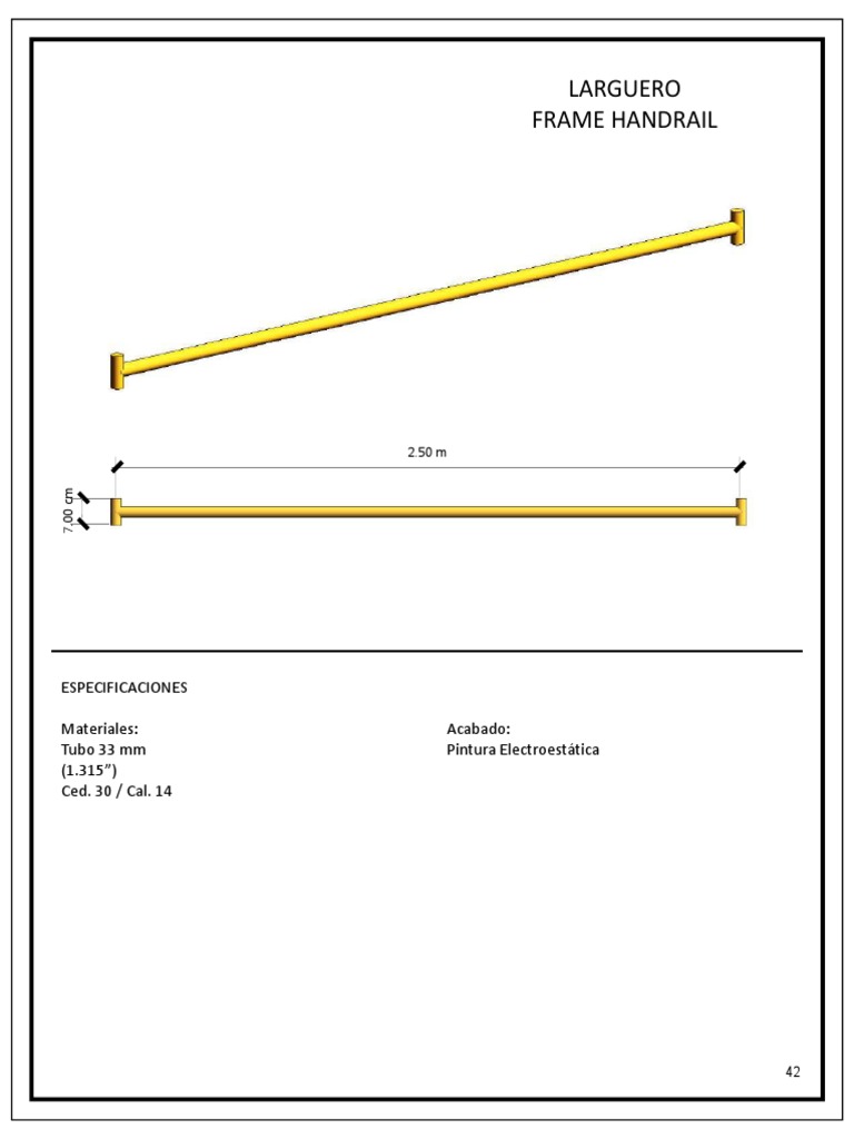 Ficha Tecnica Larguero | PDF