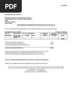 Sbi Policy Payment Receipt | PDF | Insurance | Life Insurance