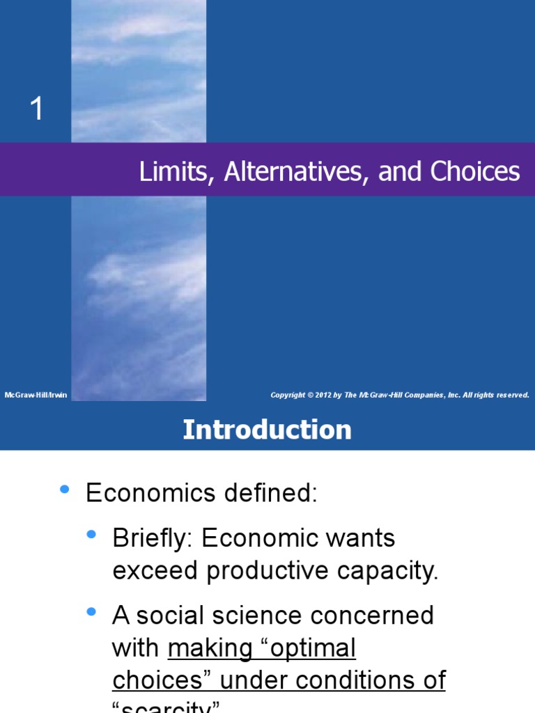 BB107 PPT Microecon CH01 | PDF | Economics | Utility