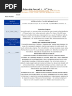 Intern Journal Template | PDF