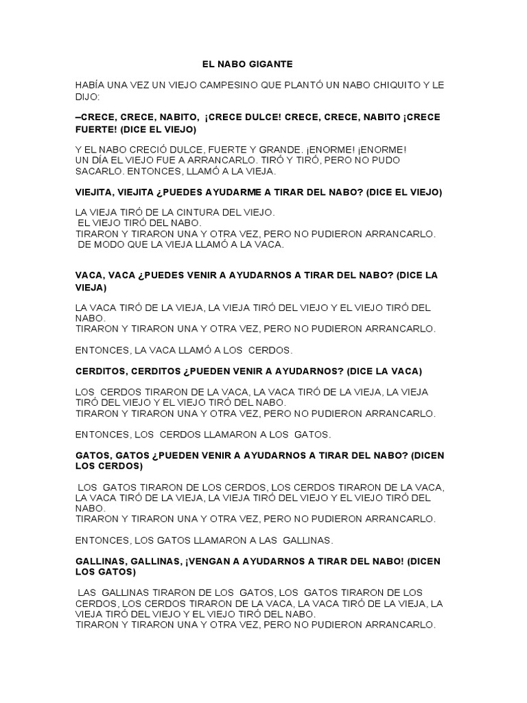 El Nabo Gigante | PDF