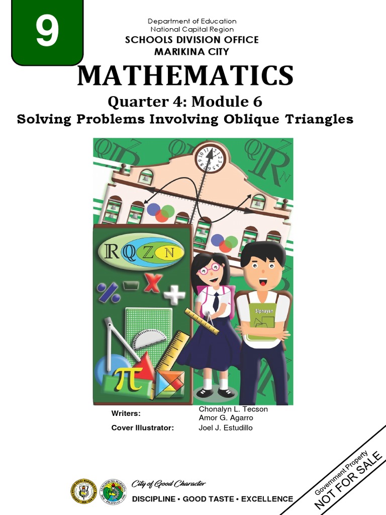MATH_GR9_QTR4-MODULE-6-FINAL(15 pages) | PDF | Triangle | Geometric ...