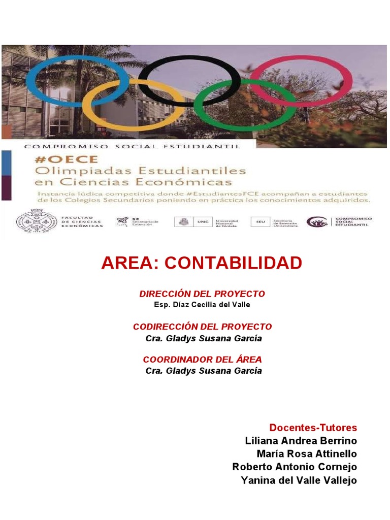 Apunte de Contabilidad OECE - 2023 | PDF | Contabilidad | Bancos