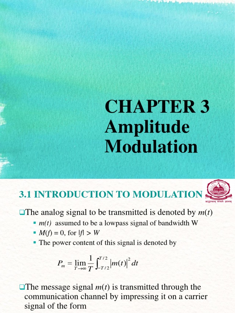 Understanding Amplitude Modulation Techniques | PDF | Detector (Radio) | Computer Engineering